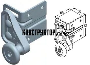 Кронштейн верхний RBG900L для подъёмных секционных ворот, Купить за ...